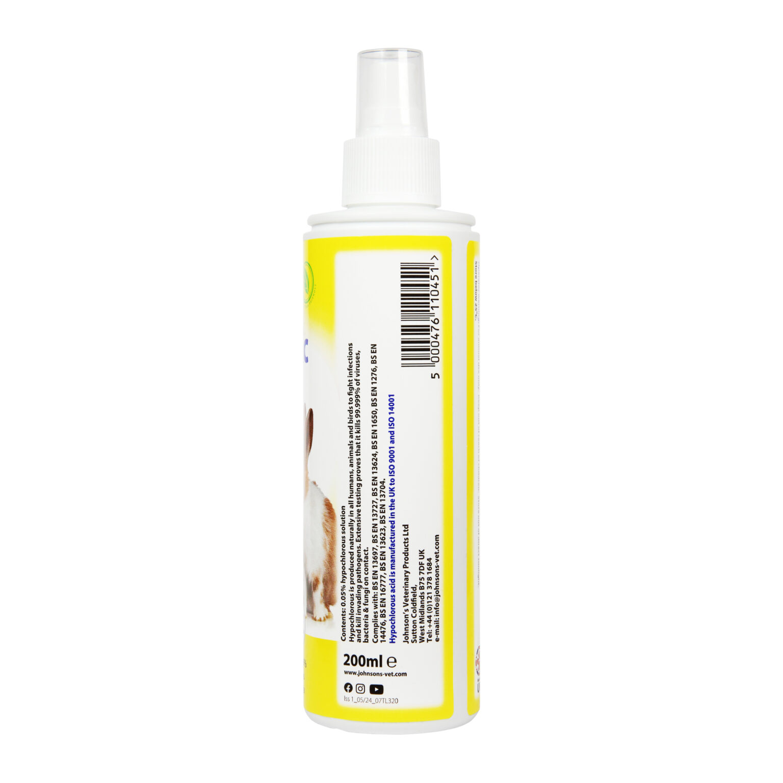 NEW K045 Antiseptic Wound Spray For Small Animals Pack Of 6 | Johnsons ...